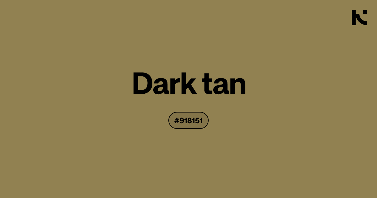 Dark tan | color meaning, hex code, palettes, images