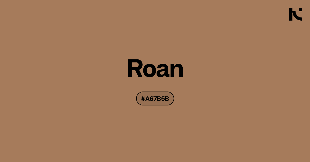 Roan | color meaning, hex code, palettes, images