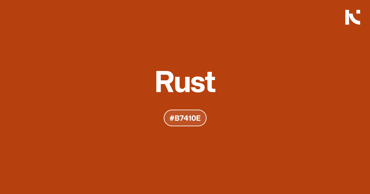 Rust | color meaning, hex code, palettes, images
