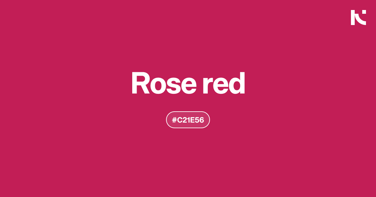 Rose red | color meaning, hex code, palettes, images