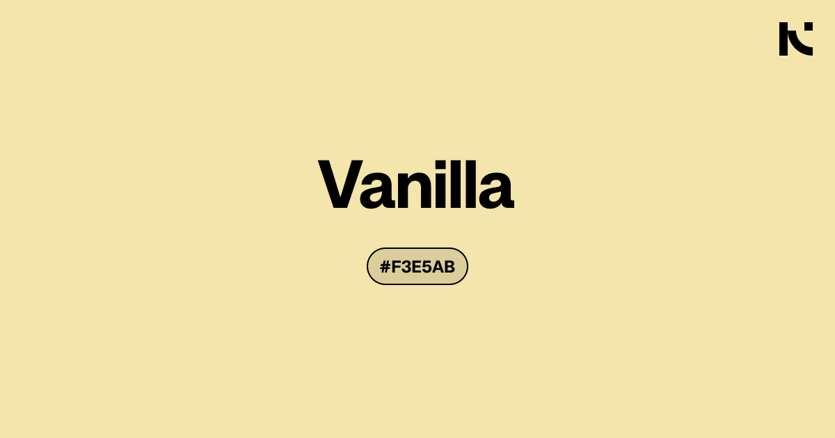 Vanilla | color meaning, hex code, palettes, images
