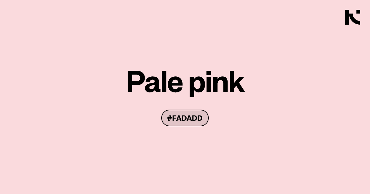 Pale pink | color meaning, hex code, palettes, images
